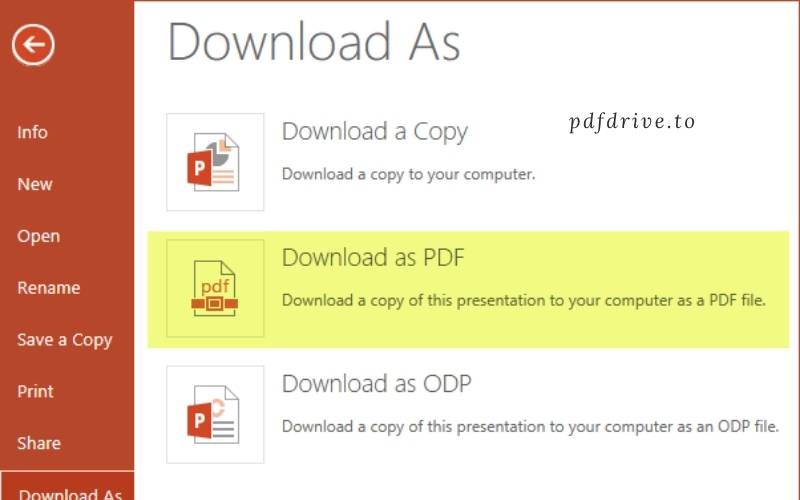 Can You Save A Powerpoint As A Pdf Top Full Guide 2022 PDFDrive PDF Drive Is Search And 
